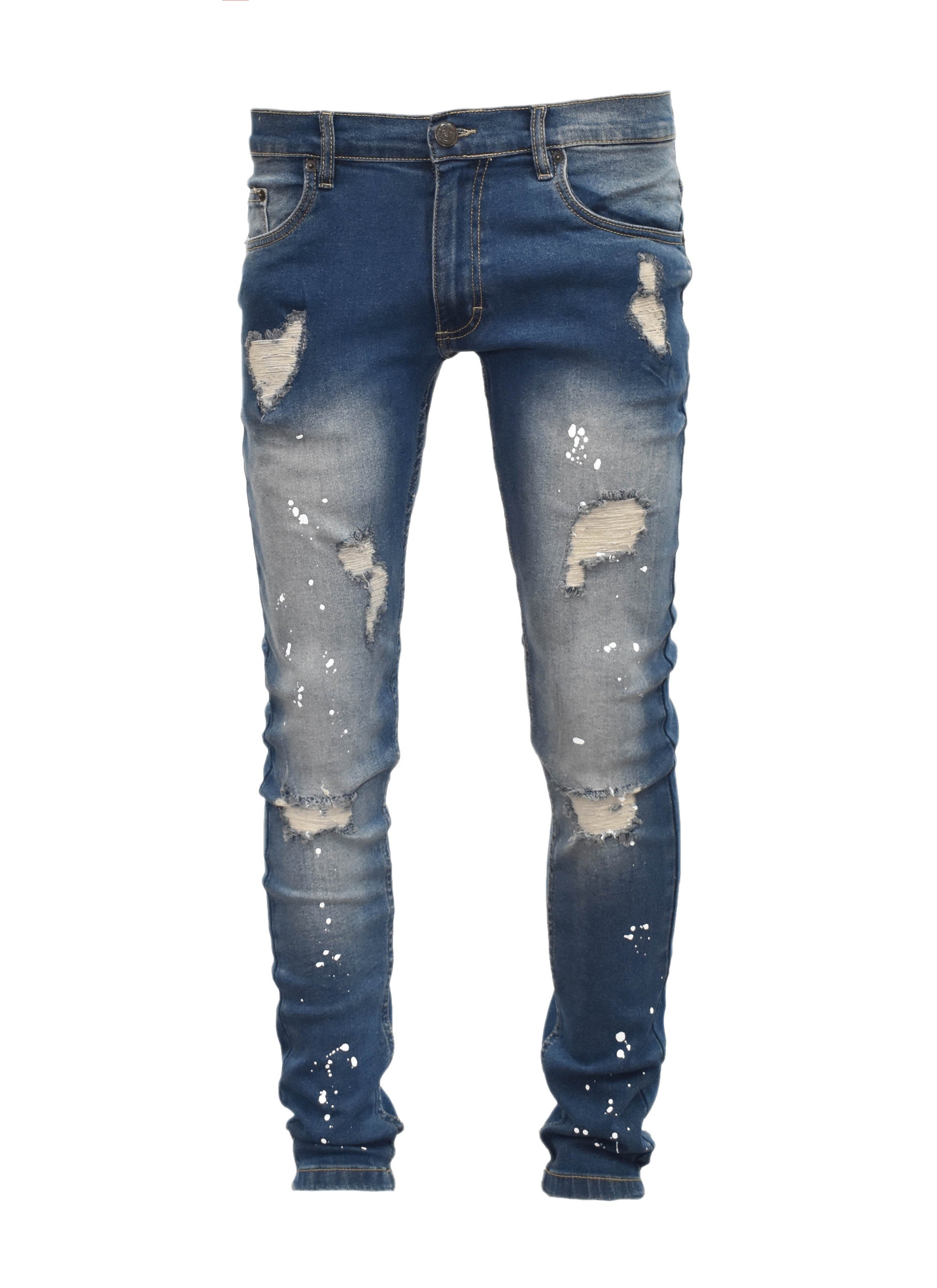 S81010 Ripped Paint Denim